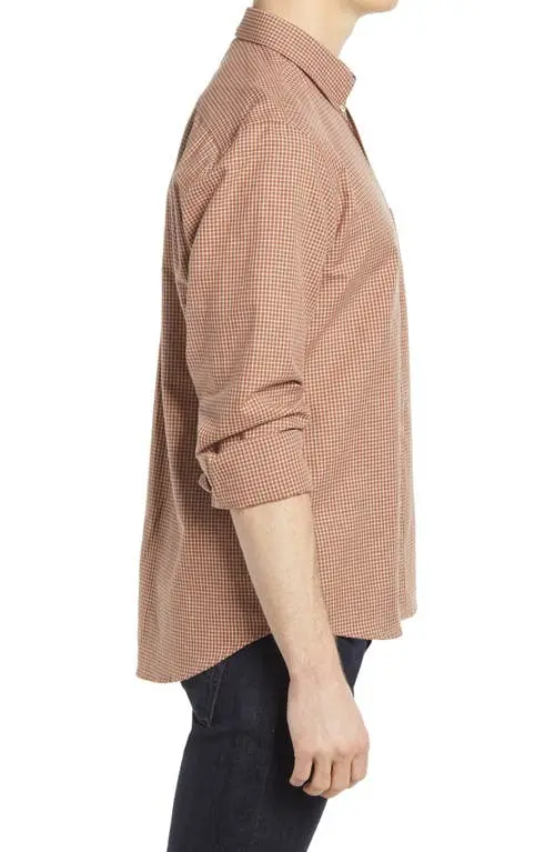 Billy Reid Tuscumbia Check Cotton & Linen Button-down Shirt