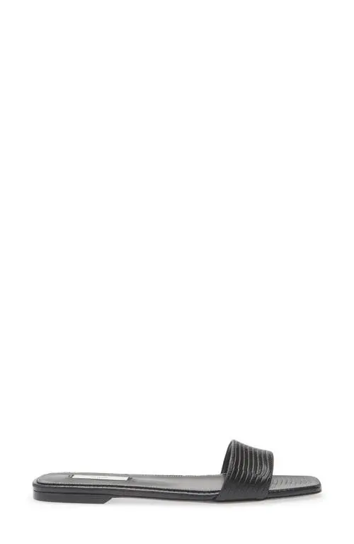 TOTEME Lizard Embossed Slide Sandal