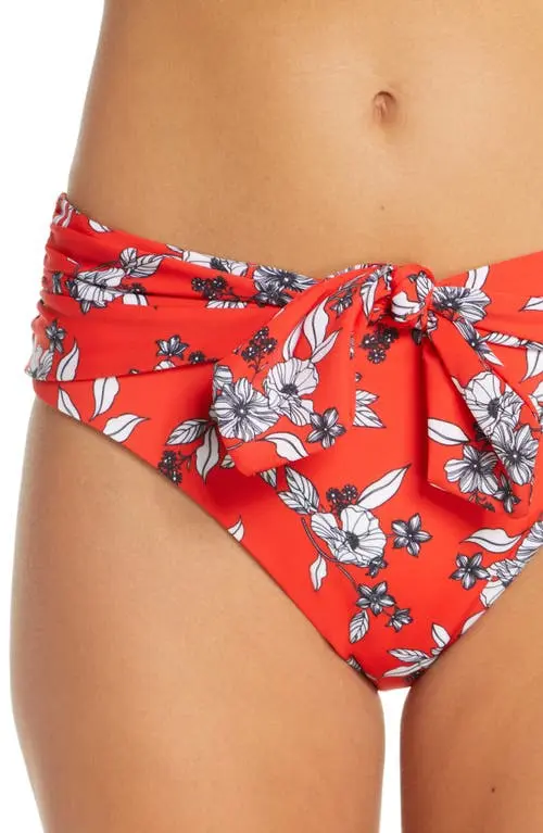 Veronica Beard Azoia High Waist Bikini Bottoms