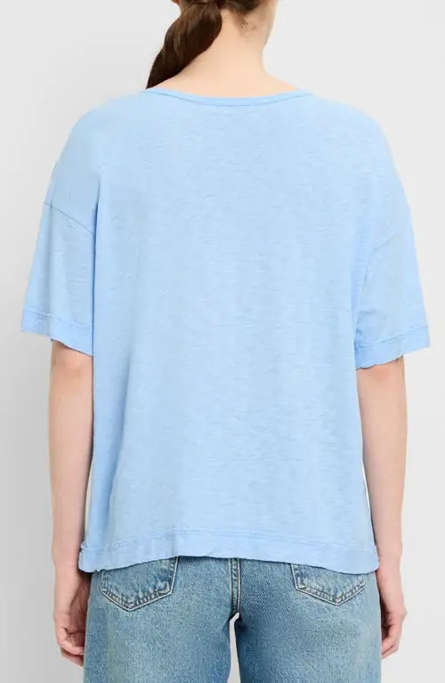 Michael Stars Tilda Oversized Cotton Crewneck T-shirt - Sky