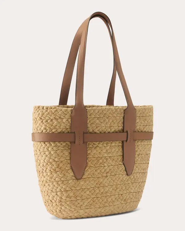 Helen Kaminski Lipari Woven Raffia Medium Tote