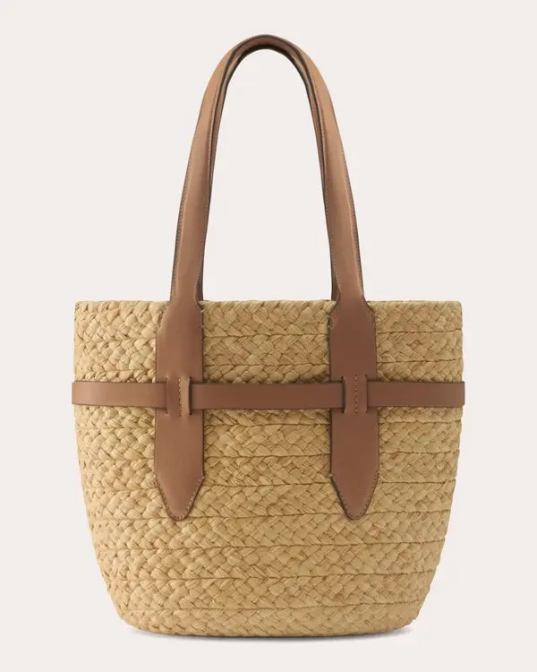 Helen Kaminski Lipari Woven Raffia Medium Tote