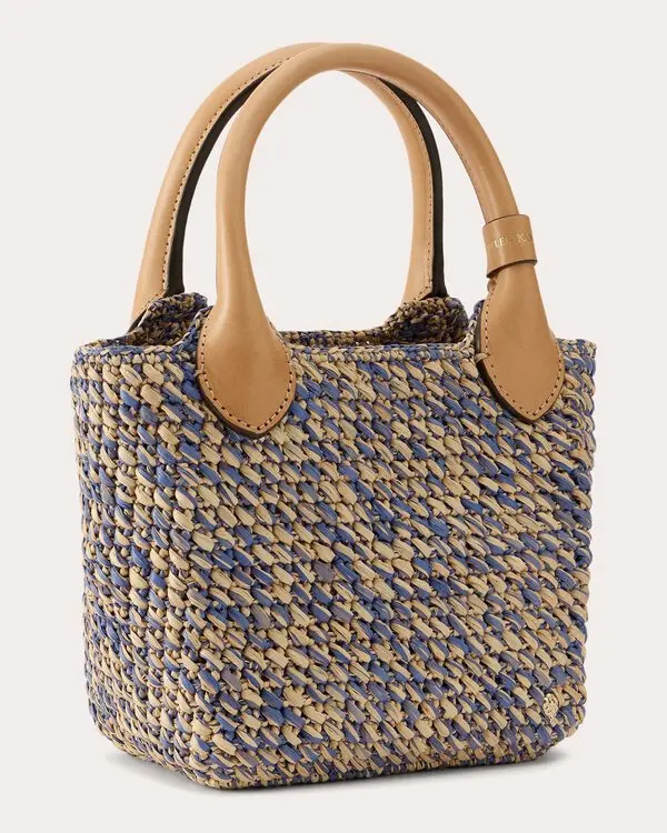 Helen Kaminski Ampara Crocheted Raffia Mini Tote