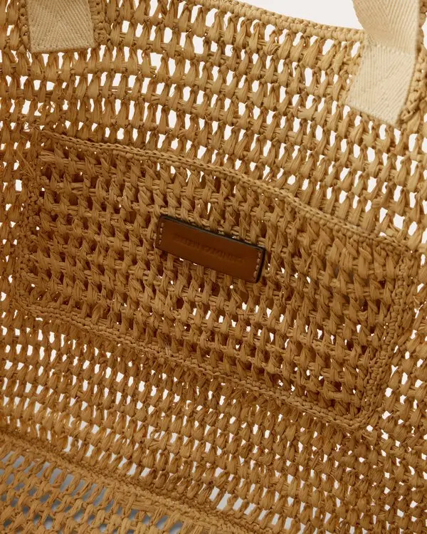 Helen Kaminski Anika Crocheted Raffia Beach Tote