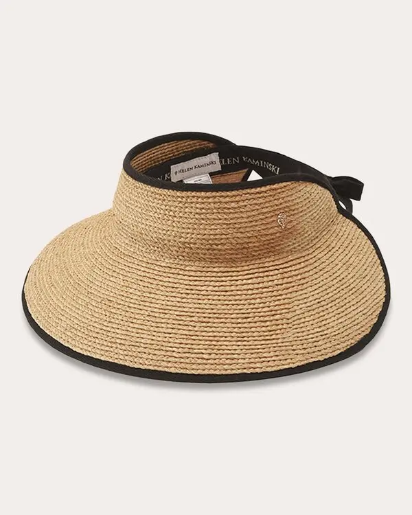 Helen Kaminski Mita Braided Raffia Visor