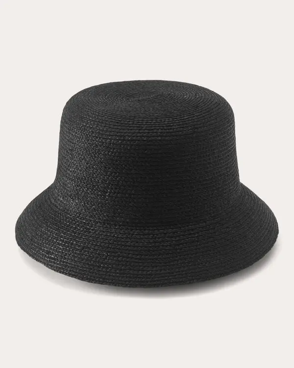 Helen Kaminski Malia Braided Raffia Bucket Hat