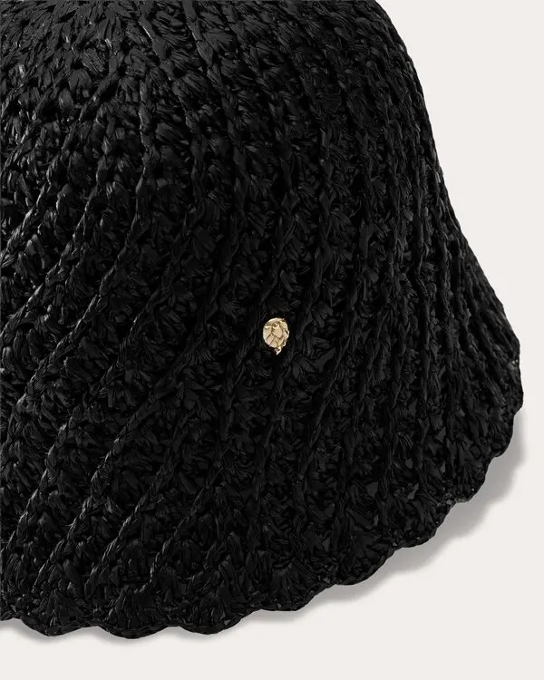 Helen Kaminski Rio Crocheted Raffia Cloche