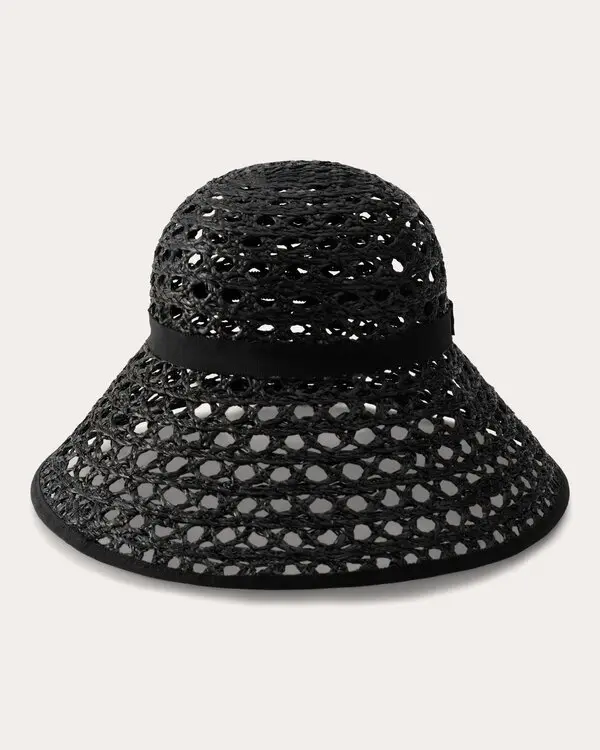 Helen Kaminski Charul Raffia Lace Crocheted Sun Hat