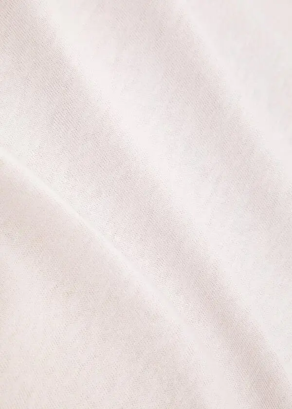 A.p.c. Jules Logo Cotton And Linen-blend T-shirt