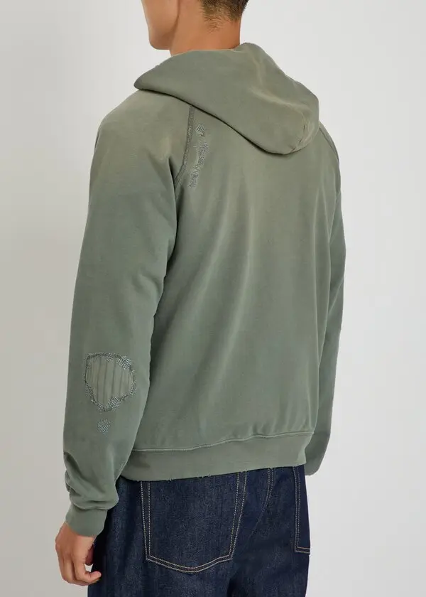 Acne Studios Zip-through Cotton Sweatshirt