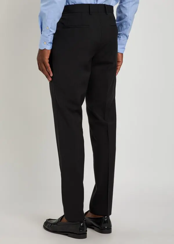 BOSS Genius Slim-leg Wool Trousers - Black