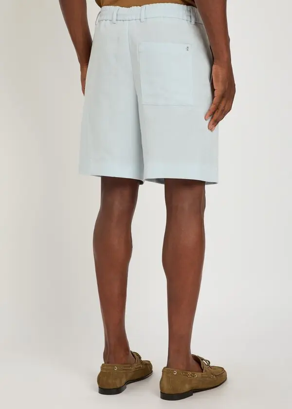 BOSS Peter Woven Shorts - Light Blue
