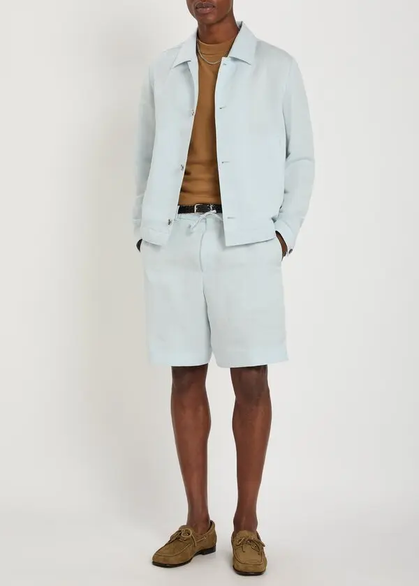 BOSS Peter Woven Shorts - Light Blue