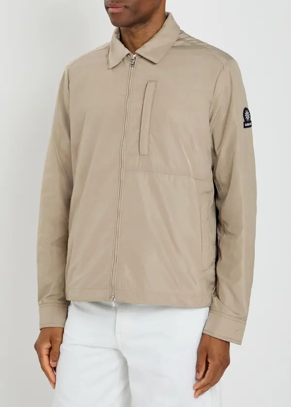 SANDBANKS Logo-appliquéd Nylon Zip-up Jacket