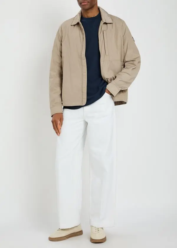 SANDBANKS Logo-appliquéd Nylon Zip-up Jacket