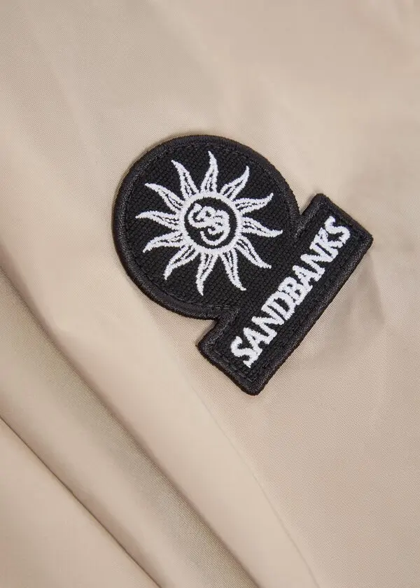 SANDBANKS Logo-appliquéd Nylon Zip-up Jacket