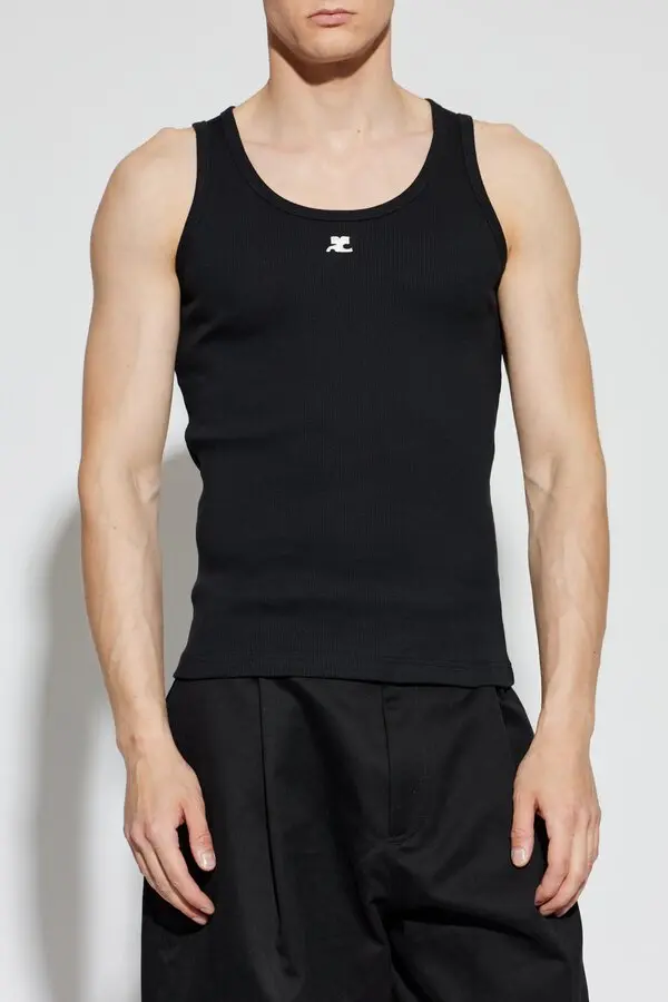 COURREGES Sleeveless T-shirt