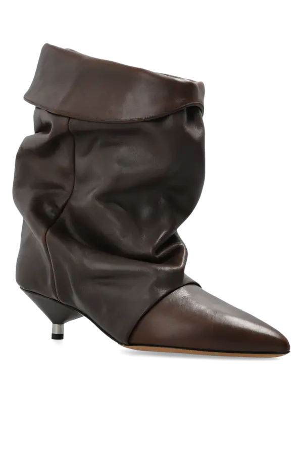 Isabel Marant Étoile Leather Heeled Ankle Boots 'edrik