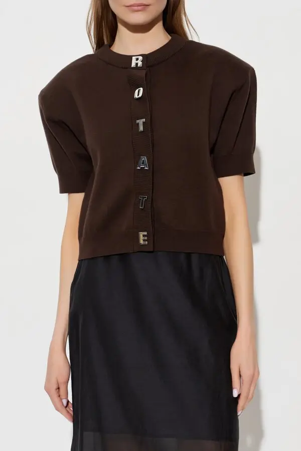 ROTATE BY BIRGER CHRISTENSEN Short-sleeve Cardigan