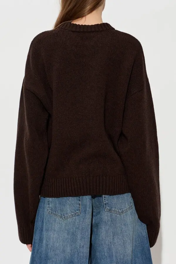 ROTATE BY BIRGER CHRISTENSEN Wool Sweater With Logo