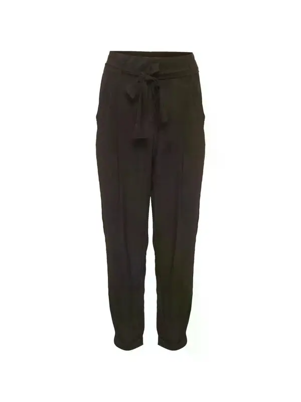 Dolce & Gabbana Silk Belted Trousers