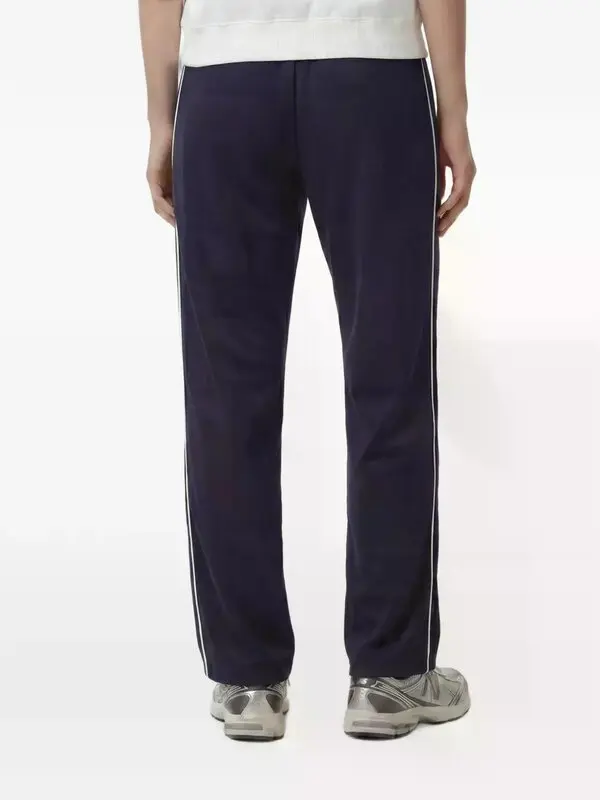 SPORTY & RICH Logo Embroidered Side Stripe Track Pants