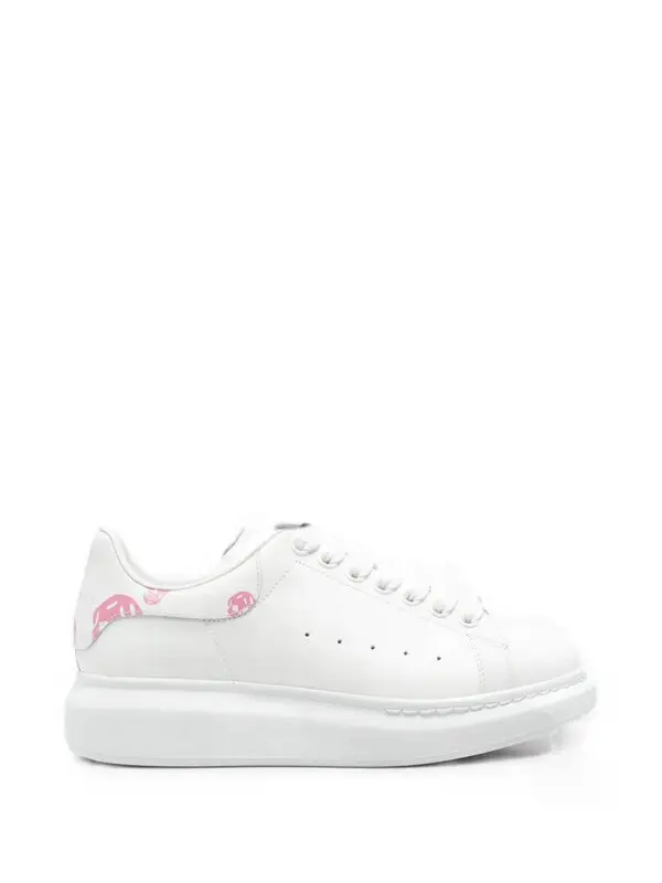 Alexander McQueen Skull Print Platform Sneakers
