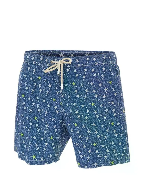 MC2 SAINT BARTH Star Print Swim Shorts - Blue
