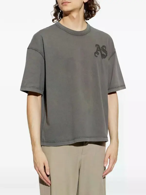 ALLSAINTS Insignia Logo-patch Short-sleeve T-shirt