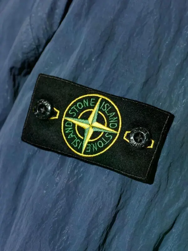 Stone Island Logo Patch Zip-up Jacket