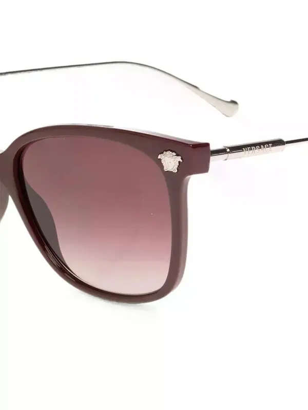 Versace Medusa Plaque Square-frame Sunglasses