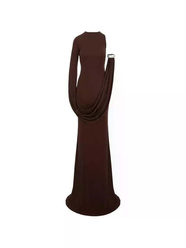 SEEN USERS Iconic Bracelet Draped Maxi Dress