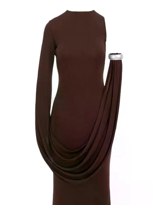 SEEN USERS Iconic Bracelet Draped Maxi Dress