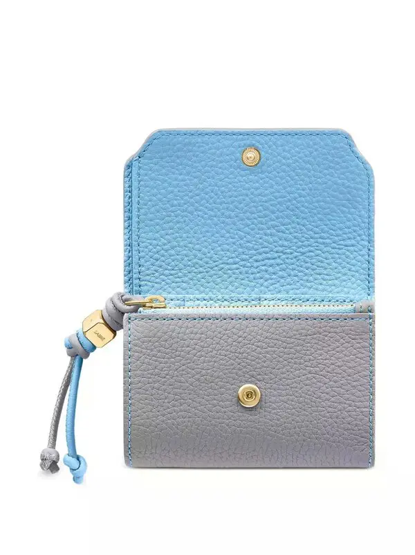 MAISON DE SABRE Pebbled Leather Trifold Wallet