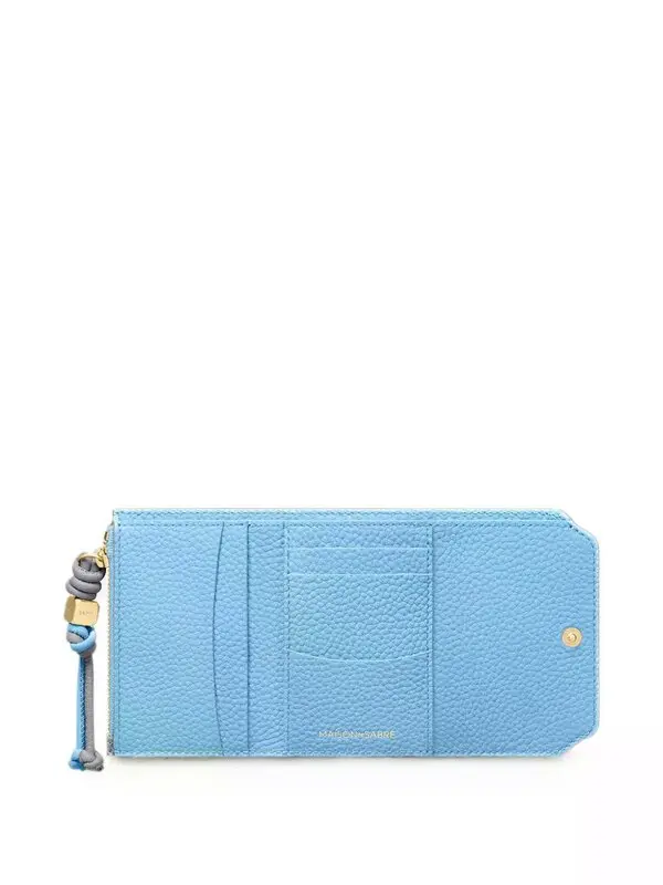 MAISON DE SABRE Pebbled Leather Trifold Wallet