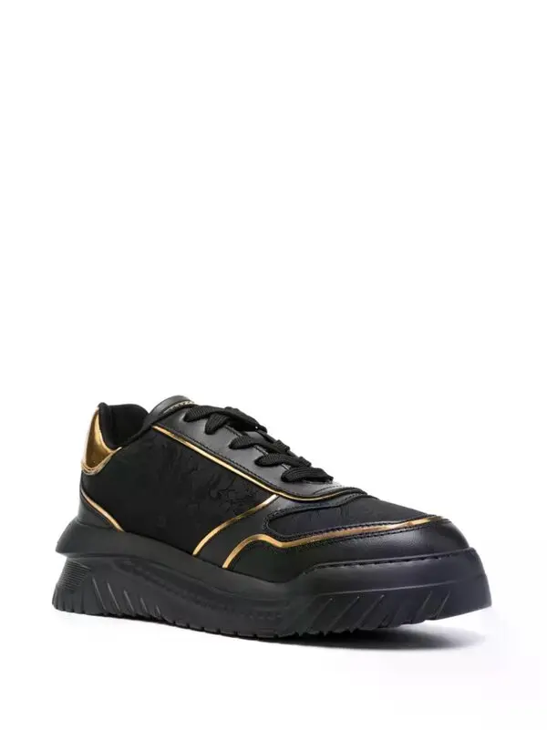 Versace Odissea Chunky Leather Sneakers