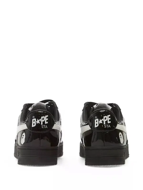 A BATHING APE Sta Patent Leather Sneakers