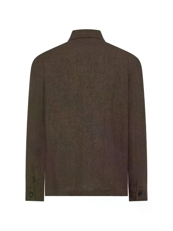 CRUNA Cardiff Button-up Jacket - Brown