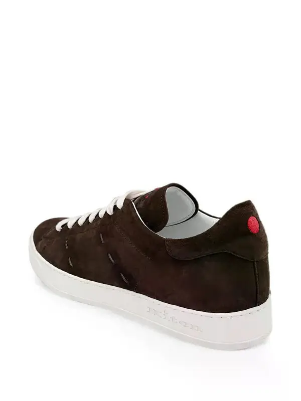 Kiton Suede Finish Sneakers - Brown