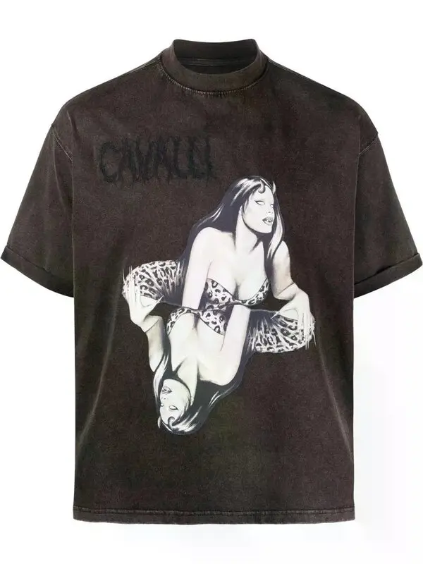 Roberto Cavalli Graphic-print T-shirt