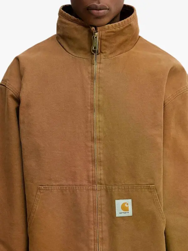 Carhartt Work In Progress Ravon Logo-patch Zip-up Jacket