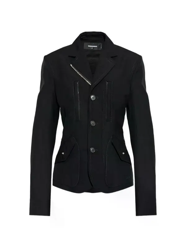 Dsquared2 Zip-detail Button-up Jacket