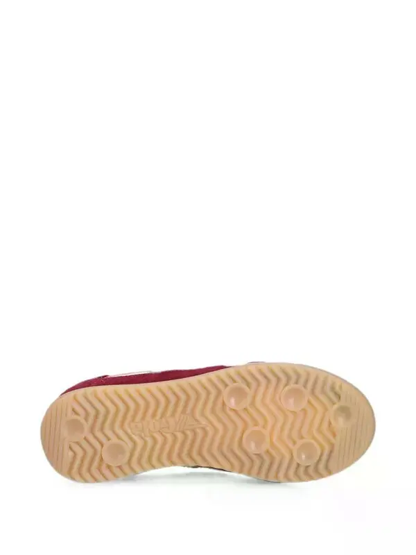 Gola Firefly Suede-panelled Sneakers - Pink