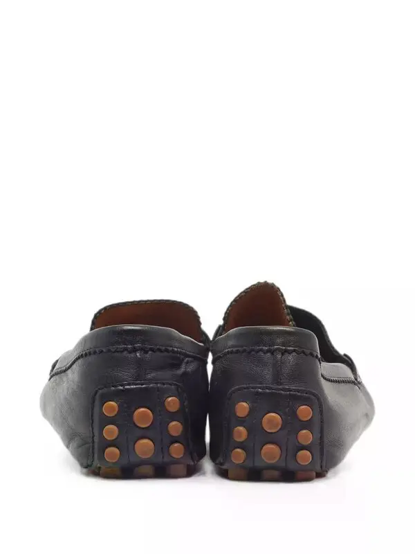 Gucci Web Stripe Driver Loafers