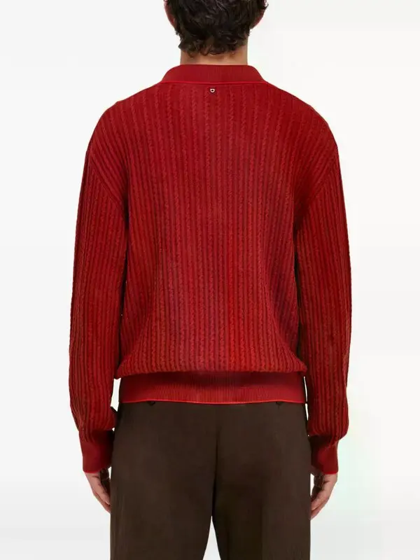 FERRAGAMO Knitted Polo Top