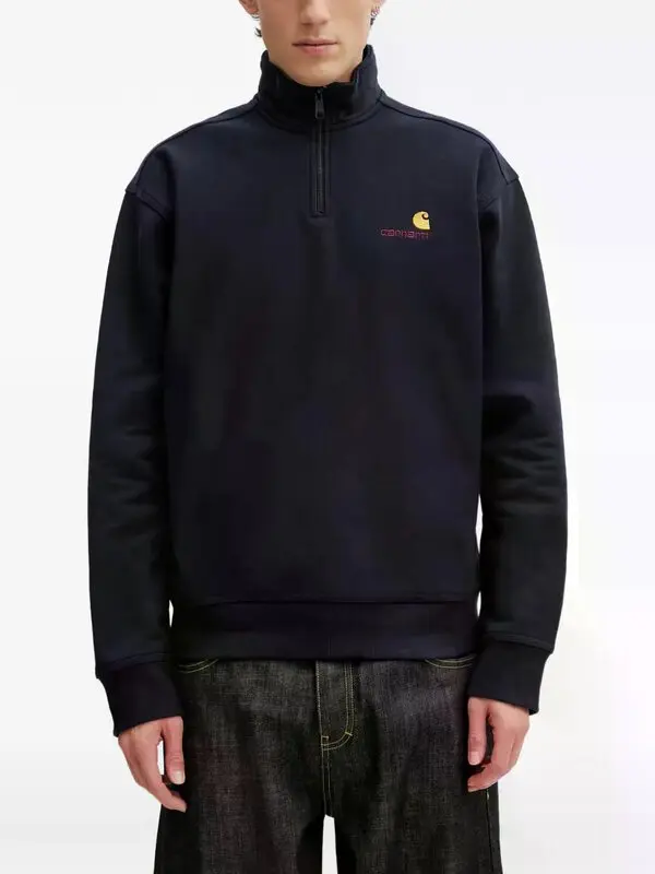 Carhartt Work In Progress American Script Half-zip Sweatshirt