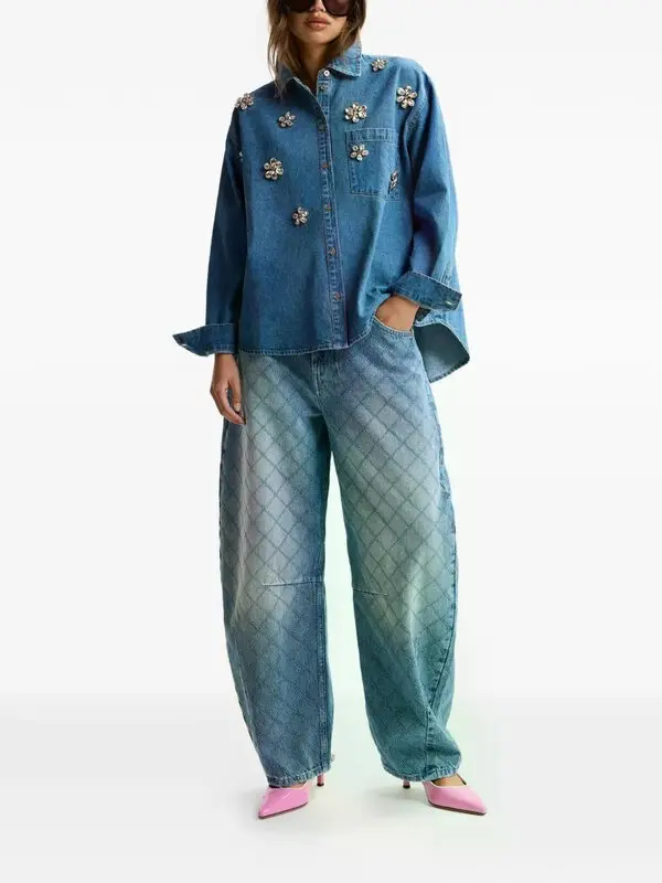 Essentiel Antwerp Embellished Denim Shirt