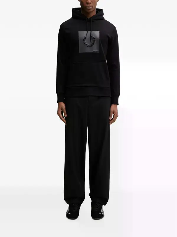 Fred Perry Logo Patch Hoodie