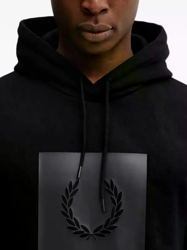 Fred Perry Logo Patch Hoodie