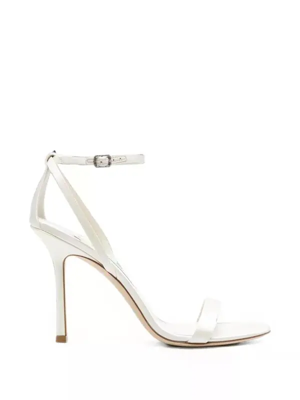 JIMMY CHOO Moza Crystal-embellished Sandals